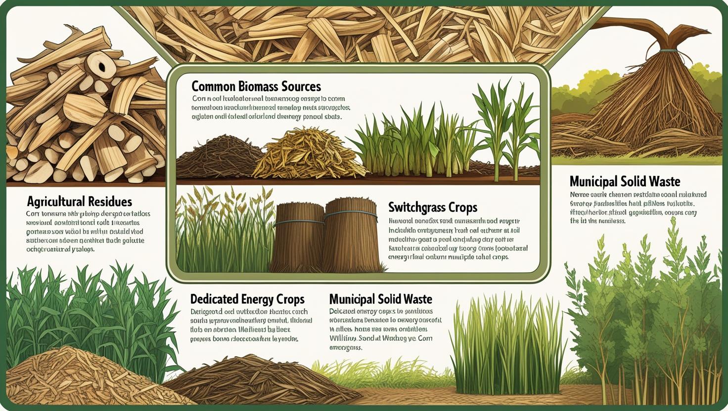 Exploring Common Biomass Sources Used in Power Generation
